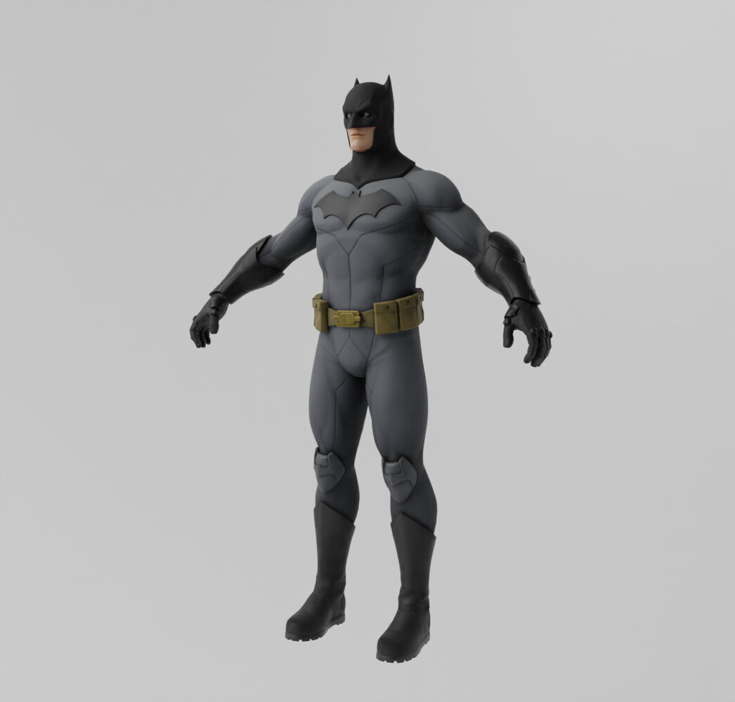 ArtStation - Batman Classic Lowpoly Rigged | Resources