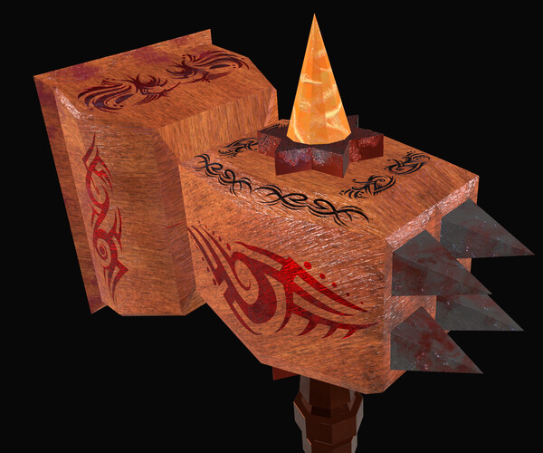 ArtStation - Hammer1 Lowpoly | Game Assets