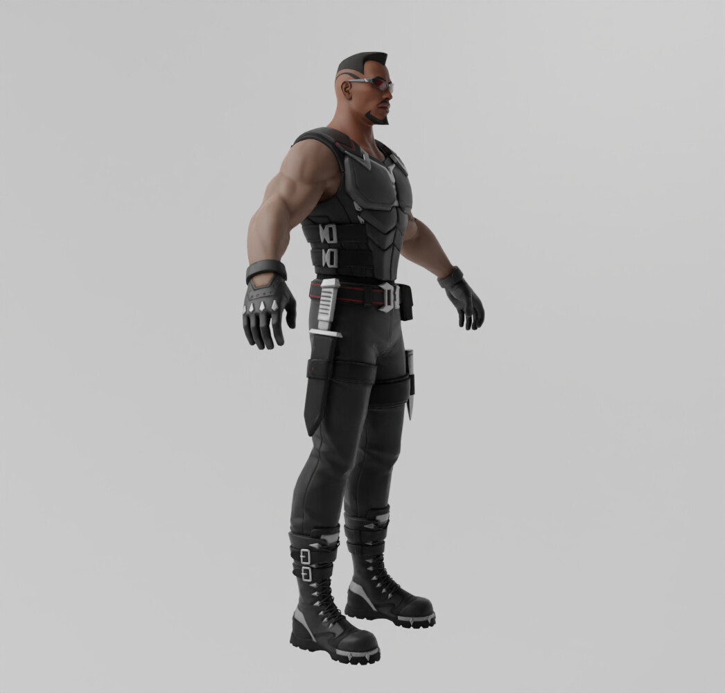 ArtStation - Blade Lowpoly Rigged | Resources