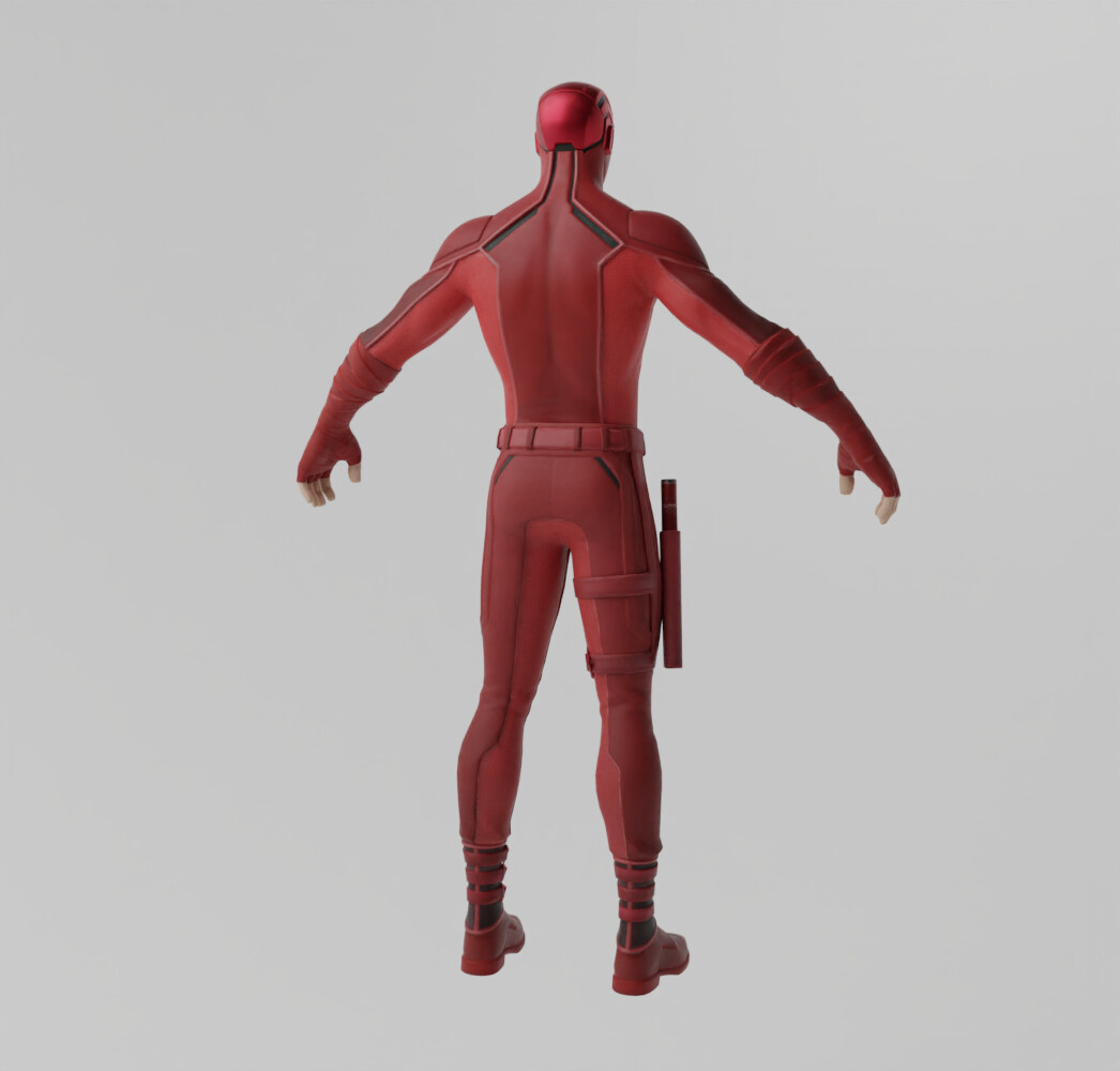 ArtStation - Daredevil Lowpoly Rigged | Resources