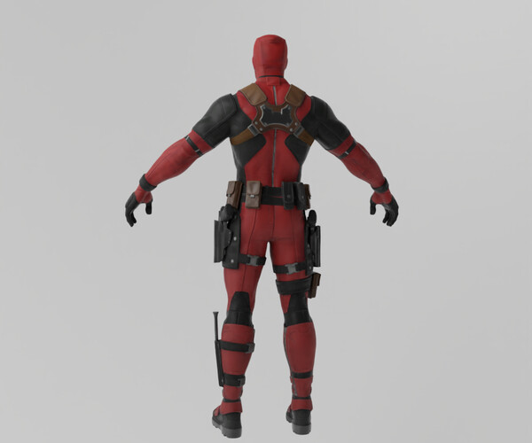 ArtStation - Deadpool Lowpoly Rigged | Resources