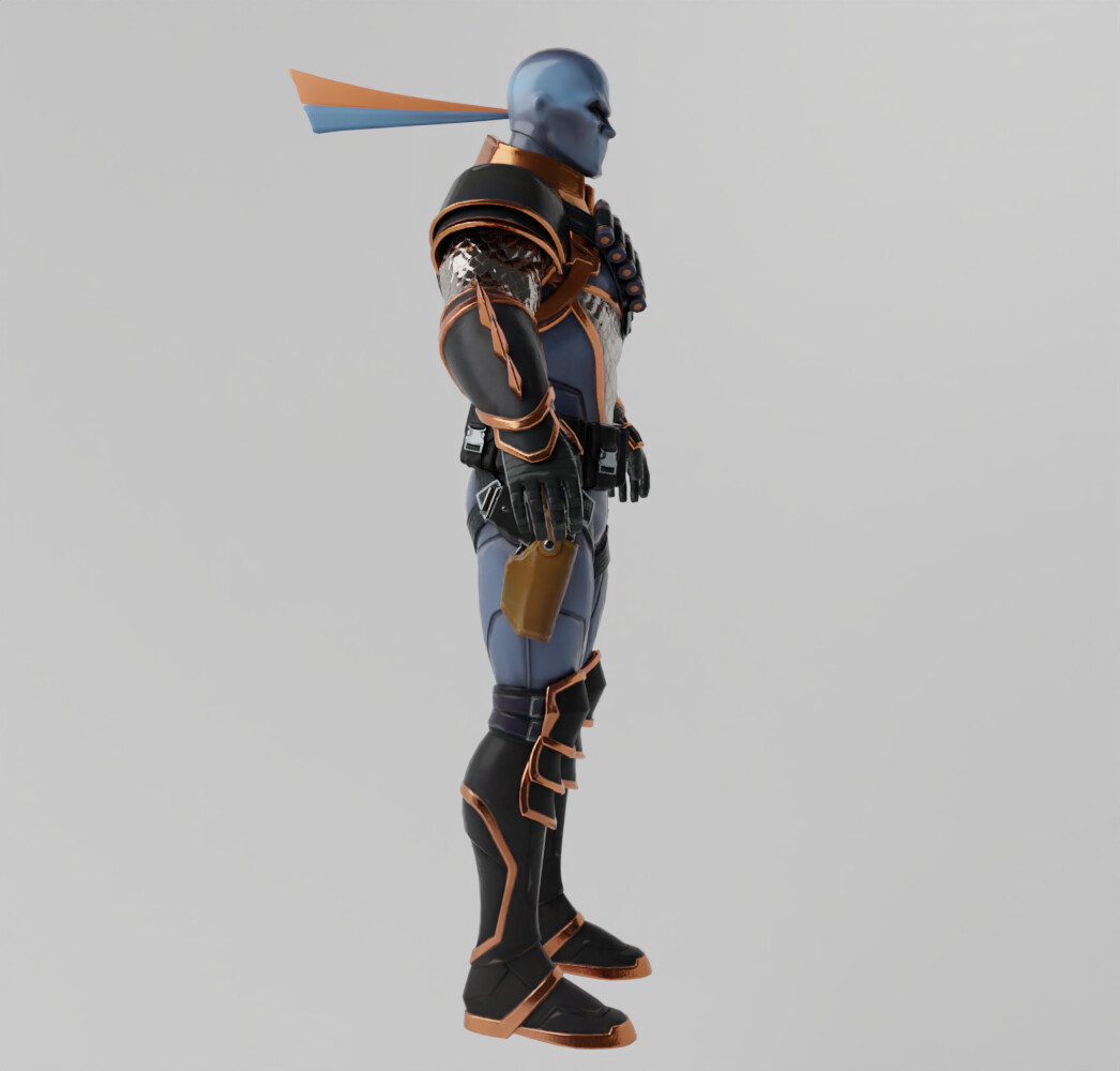 ArtStation - Deathstroke Lowpoly Rigged | Resources