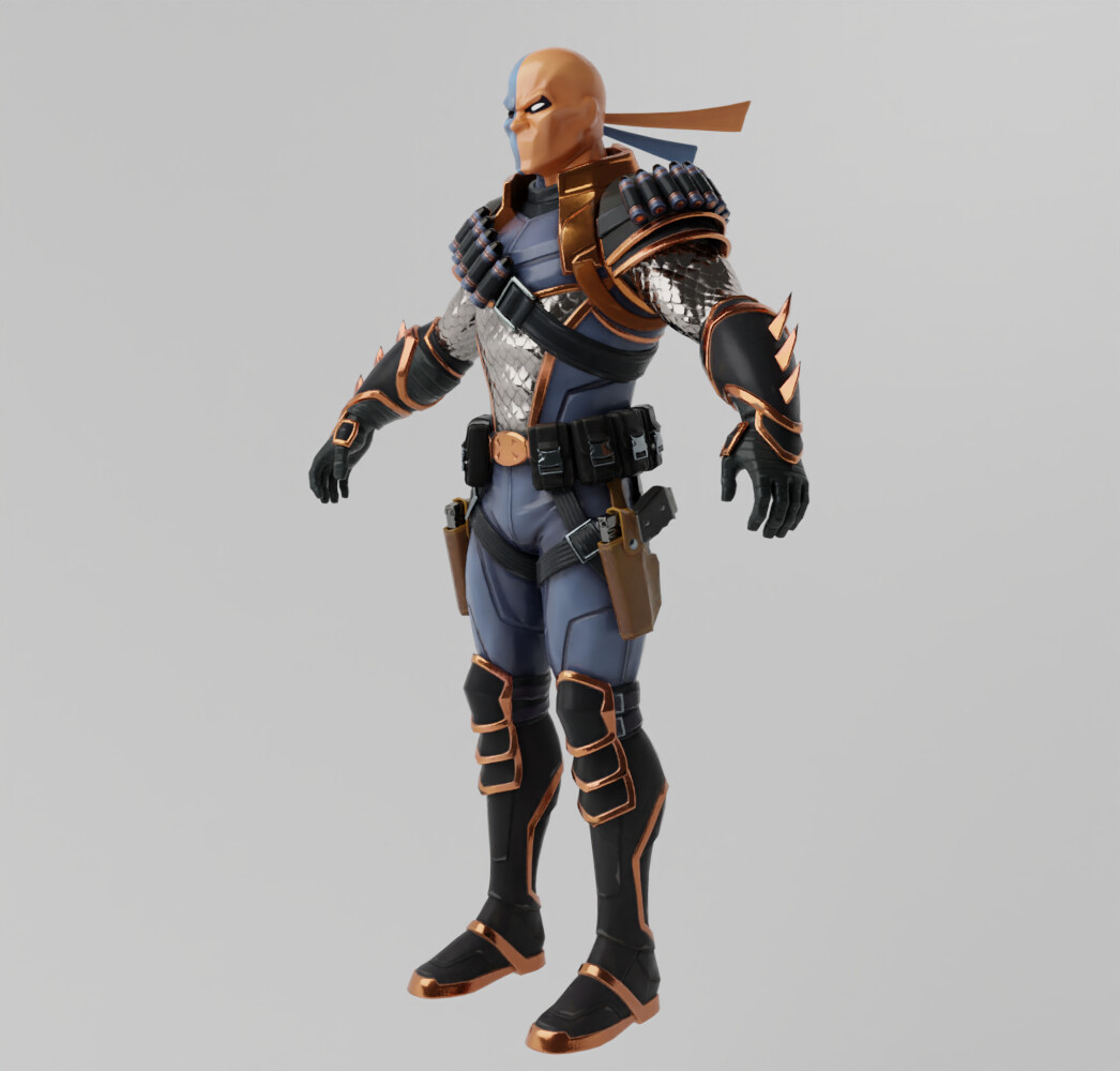 ArtStation - Deathstroke Lowpoly Rigged | Resources