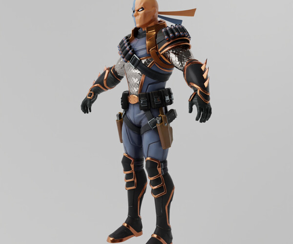 ArtStation - Deathstroke Lowpoly Rigged | Resources