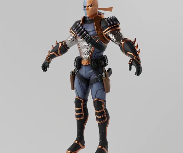 ArtStation - Deathstroke Lowpoly Rigged | Resources