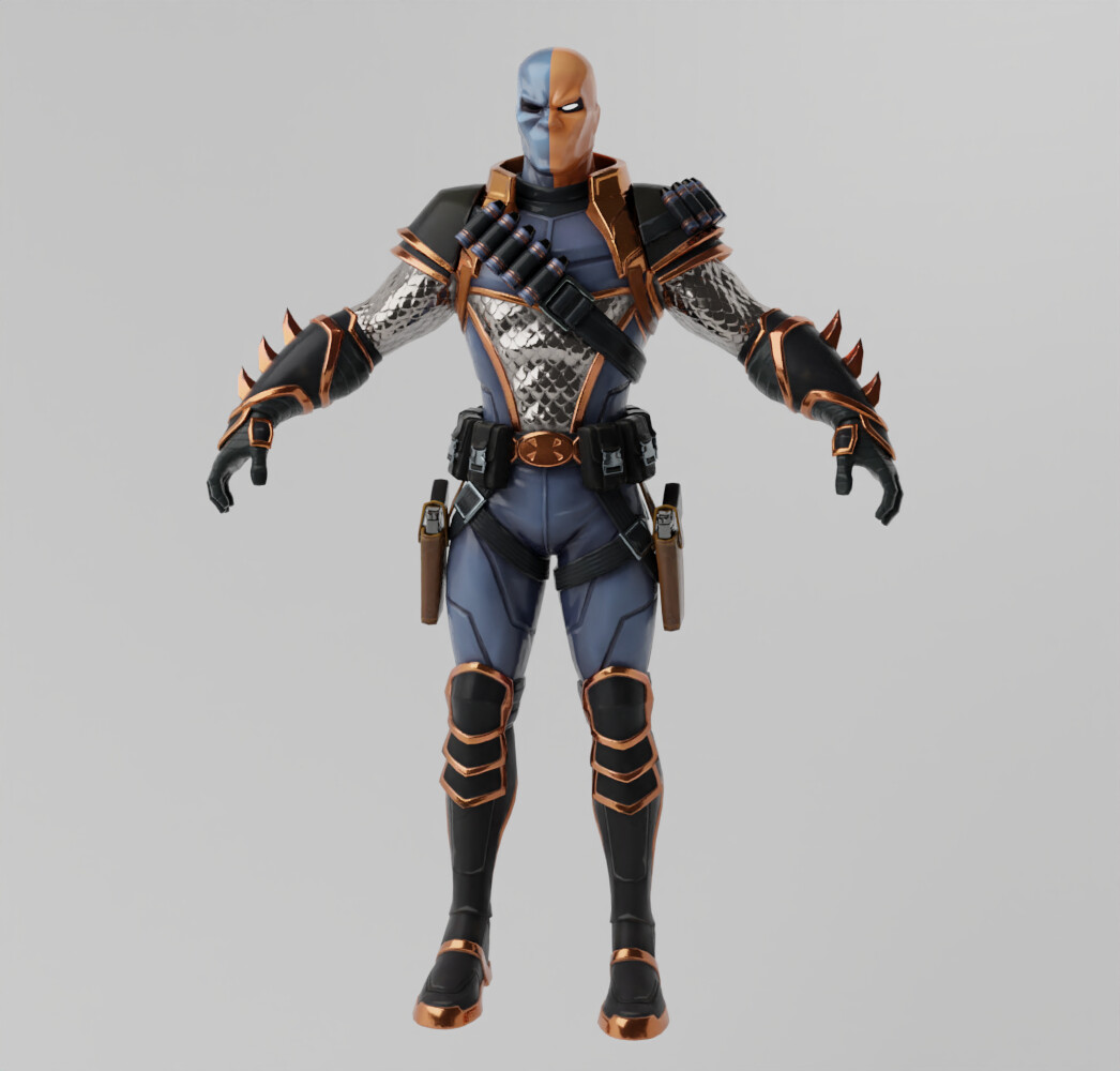 ArtStation - Deathstroke Lowpoly Rigged | Resources