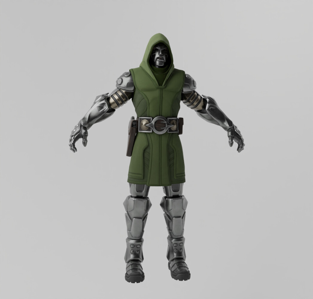 ArtStation - Dr Doom Lowpoly Rigged | Resources