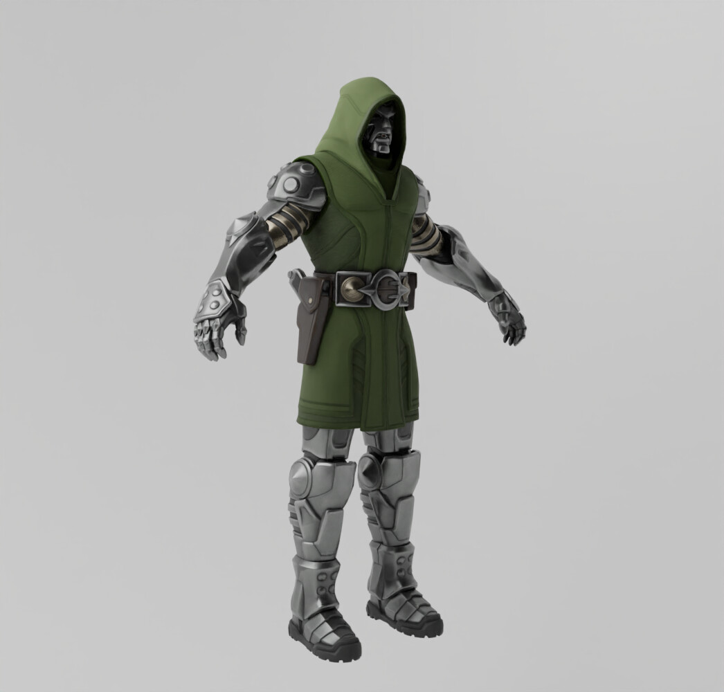 ArtStation - Dr Doom Lowpoly Rigged | Resources