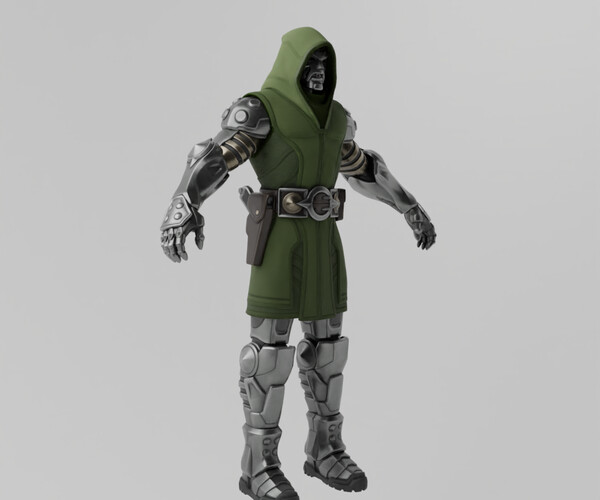 ArtStation - Dr Doom Lowpoly Rigged | Resources
