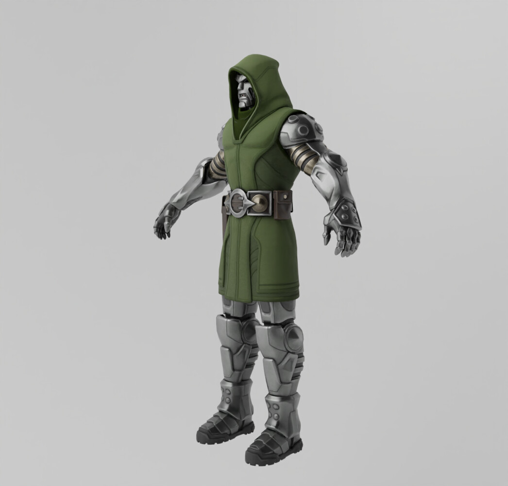 ArtStation - Dr Doom Lowpoly Rigged | Resources