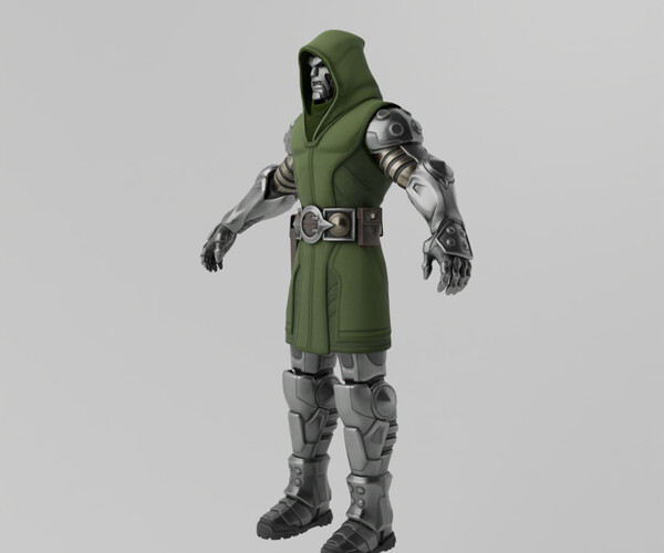 ArtStation - Dr Doom Lowpoly Rigged | Resources