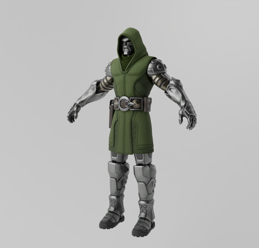 ArtStation - Dr Doom Lowpoly Rigged | Resources