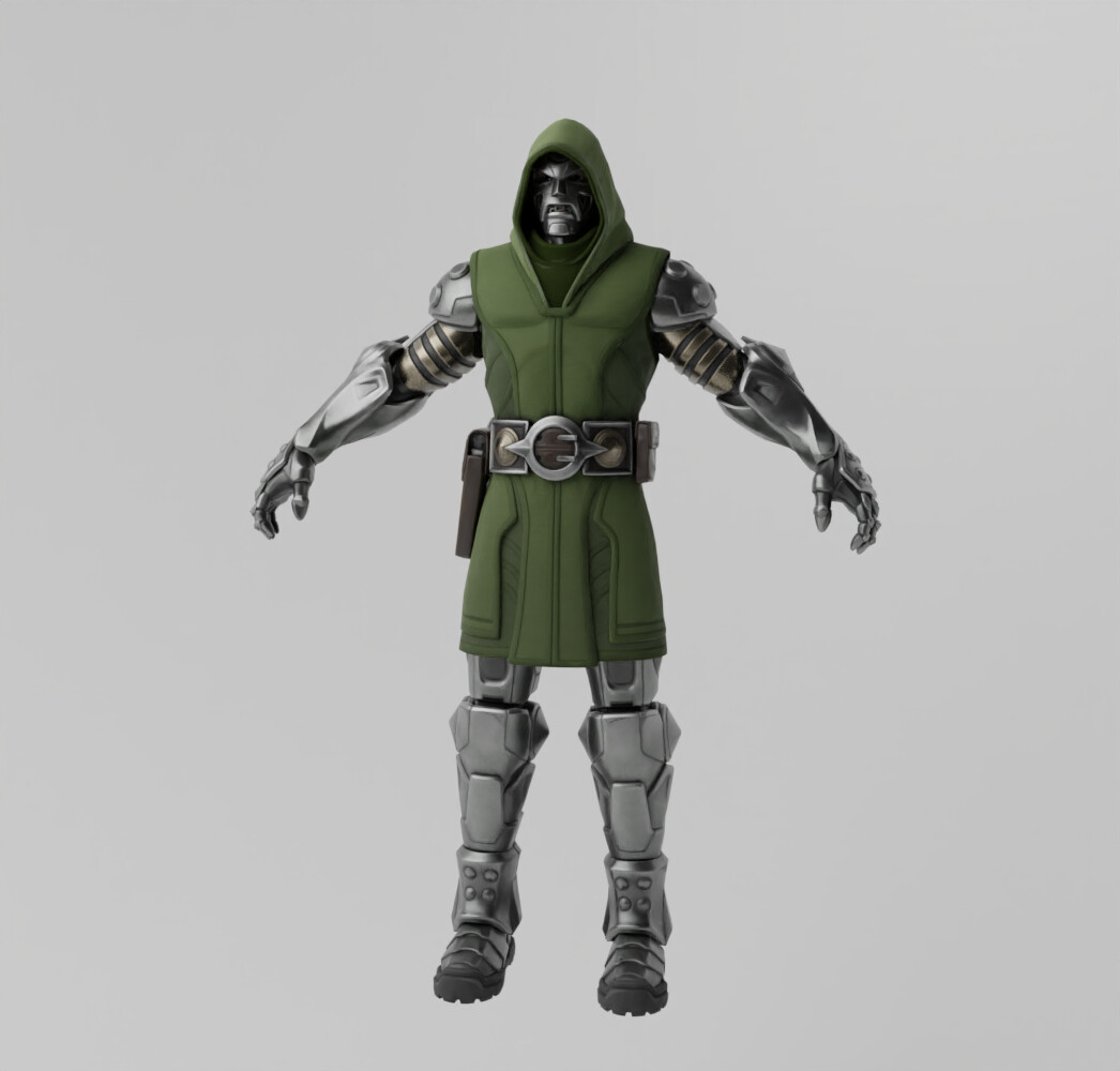 ArtStation - Dr Doom Lowpoly Rigged | Resources