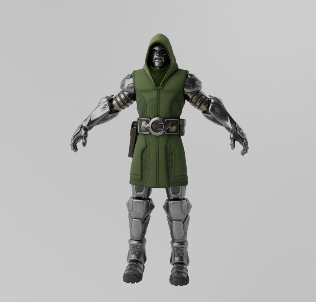 ArtStation - Dr Doom Lowpoly Rigged | Resources