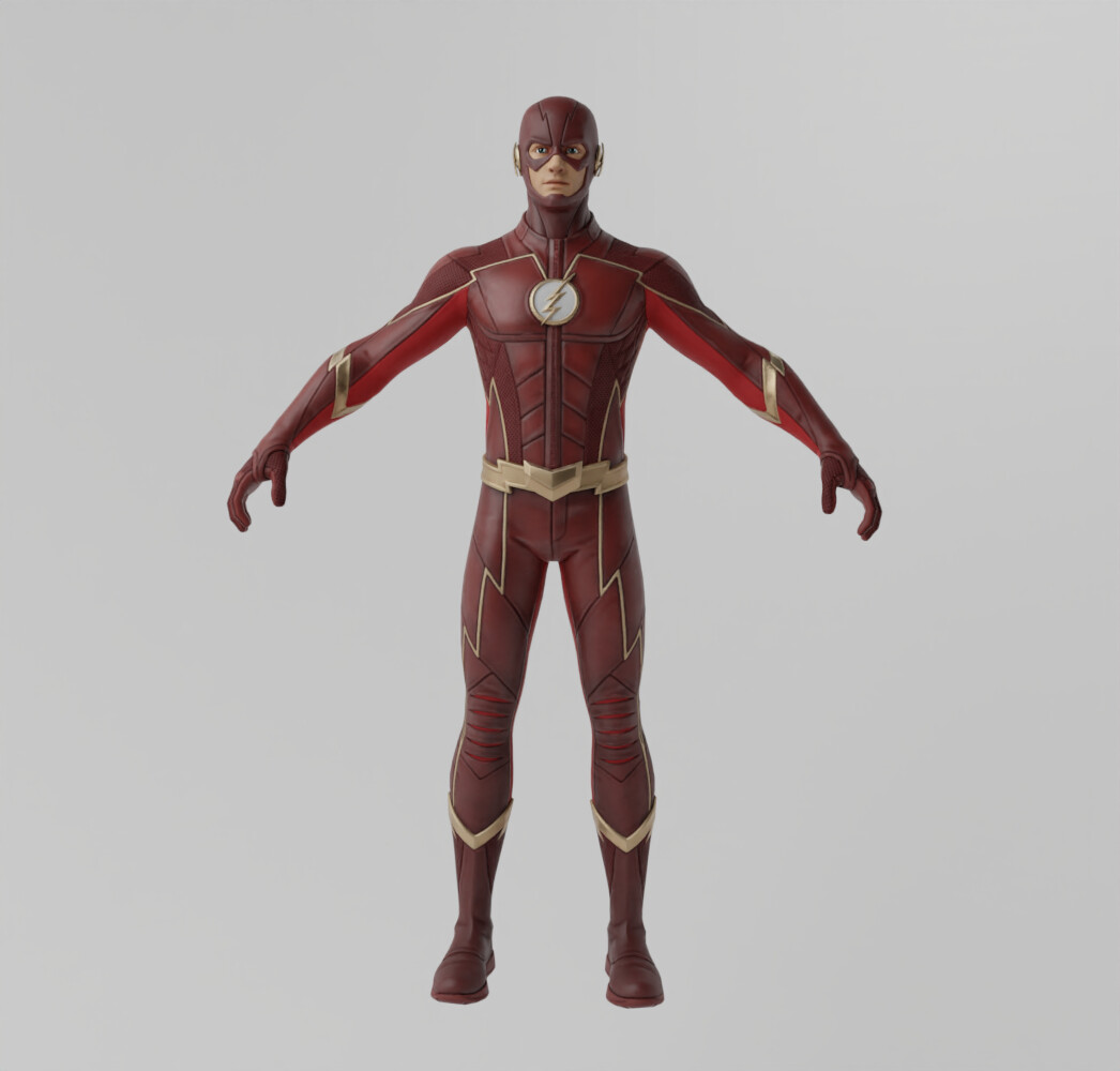 ArtStation - Flash Lowpoly Rigged | Resources
