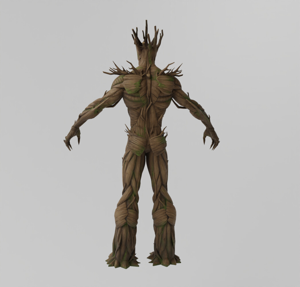 ArtStation - Groot Lowpoly Rigged | Resources