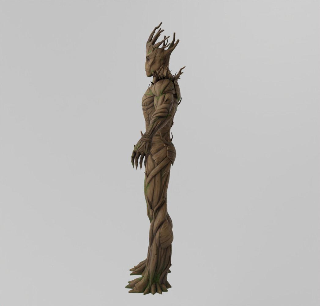 ArtStation - Groot Lowpoly Rigged | Resources