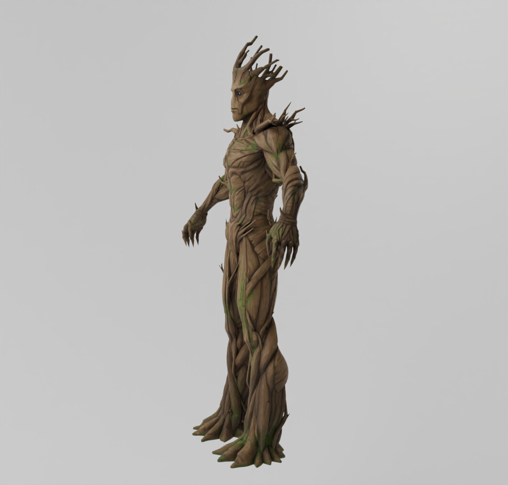 ArtStation - Groot Lowpoly Rigged | Resources