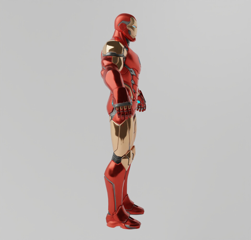 ArtStation - Iron Man Lowpoly Rigged | Resources