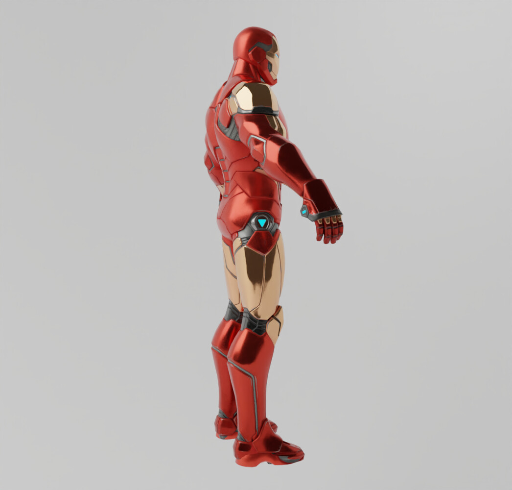 ArtStation - Iron Man Lowpoly Rigged | Resources