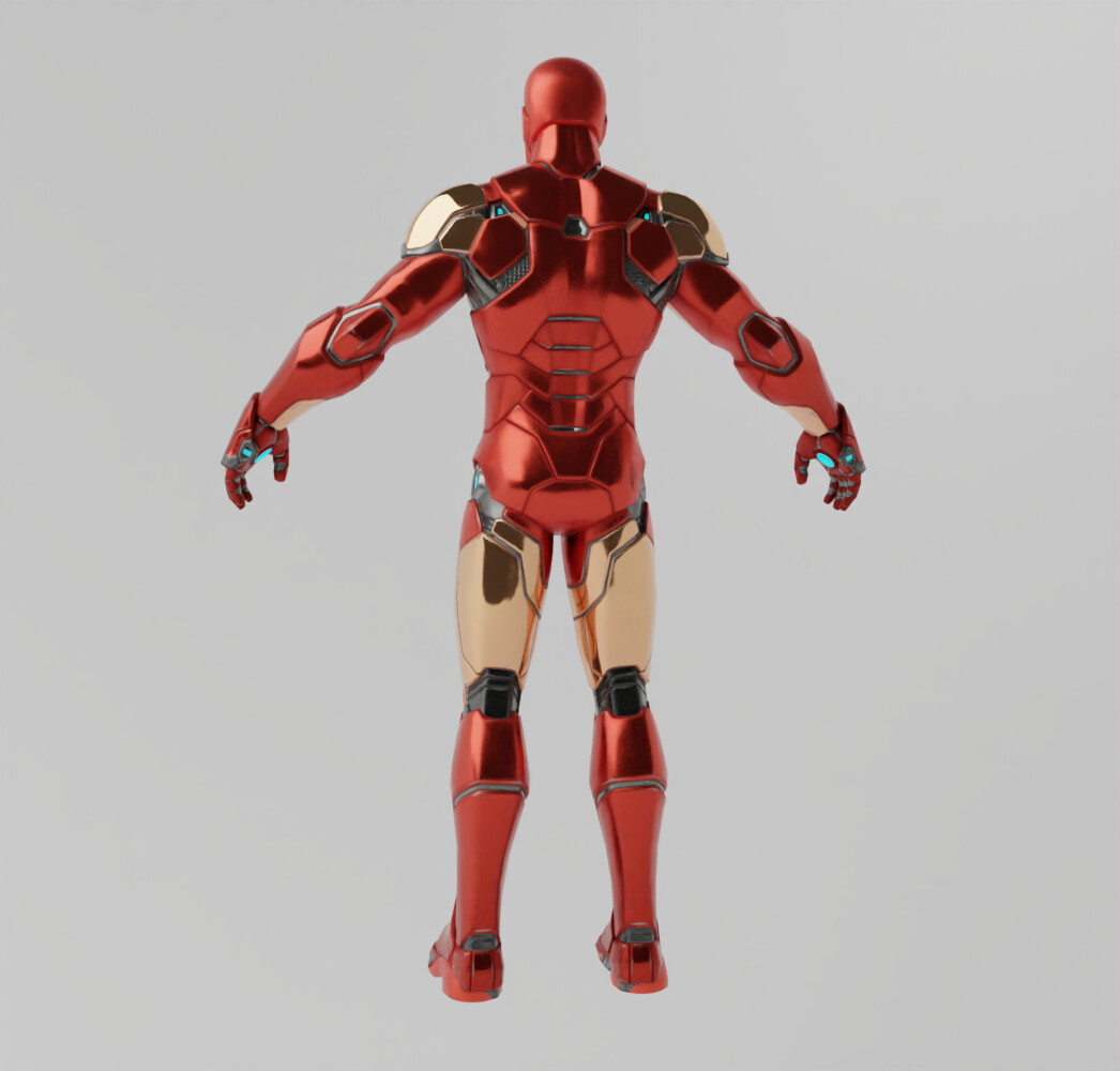 ArtStation - Iron Man Lowpoly Rigged | Resources