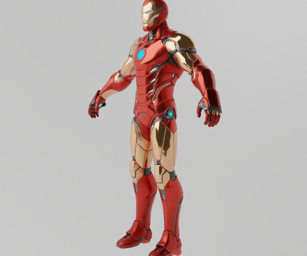 ArtStation - Iron Man Lowpoly Rigged | Resources