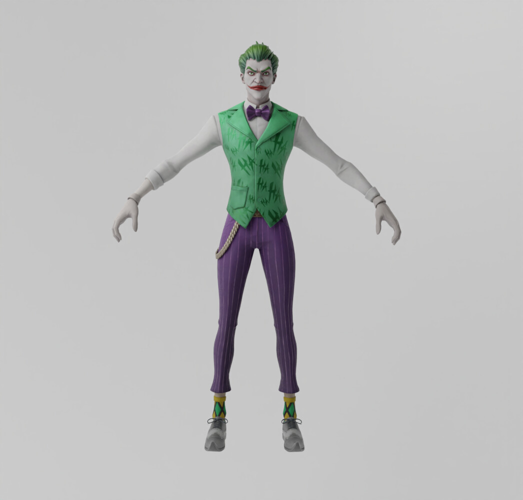 ArtStation - Joker Lowpoly Rigged | Resources