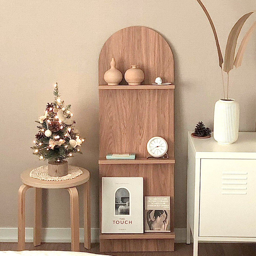 ArtStation - Magazine Rack 3 Tier Round Book Shelf | Resources