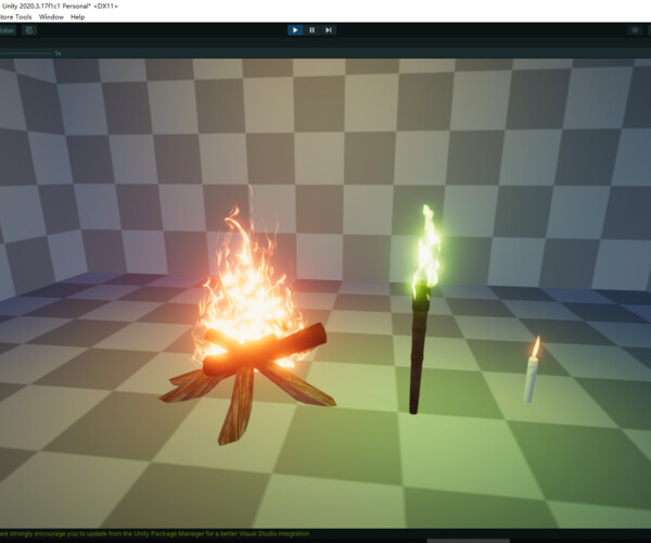 ArtStation - Unity VFX - Fire Effect | Game Assets