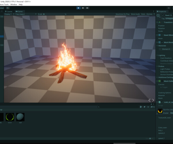 ArtStation - Unity VFX - Fire Effect | Game Assets