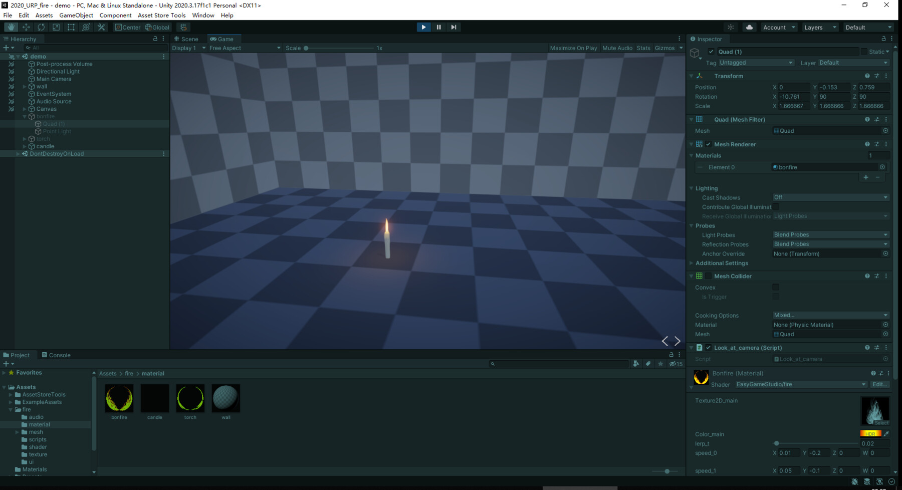 ArtStation - Unity VFX - Fire Effect | Game Assets