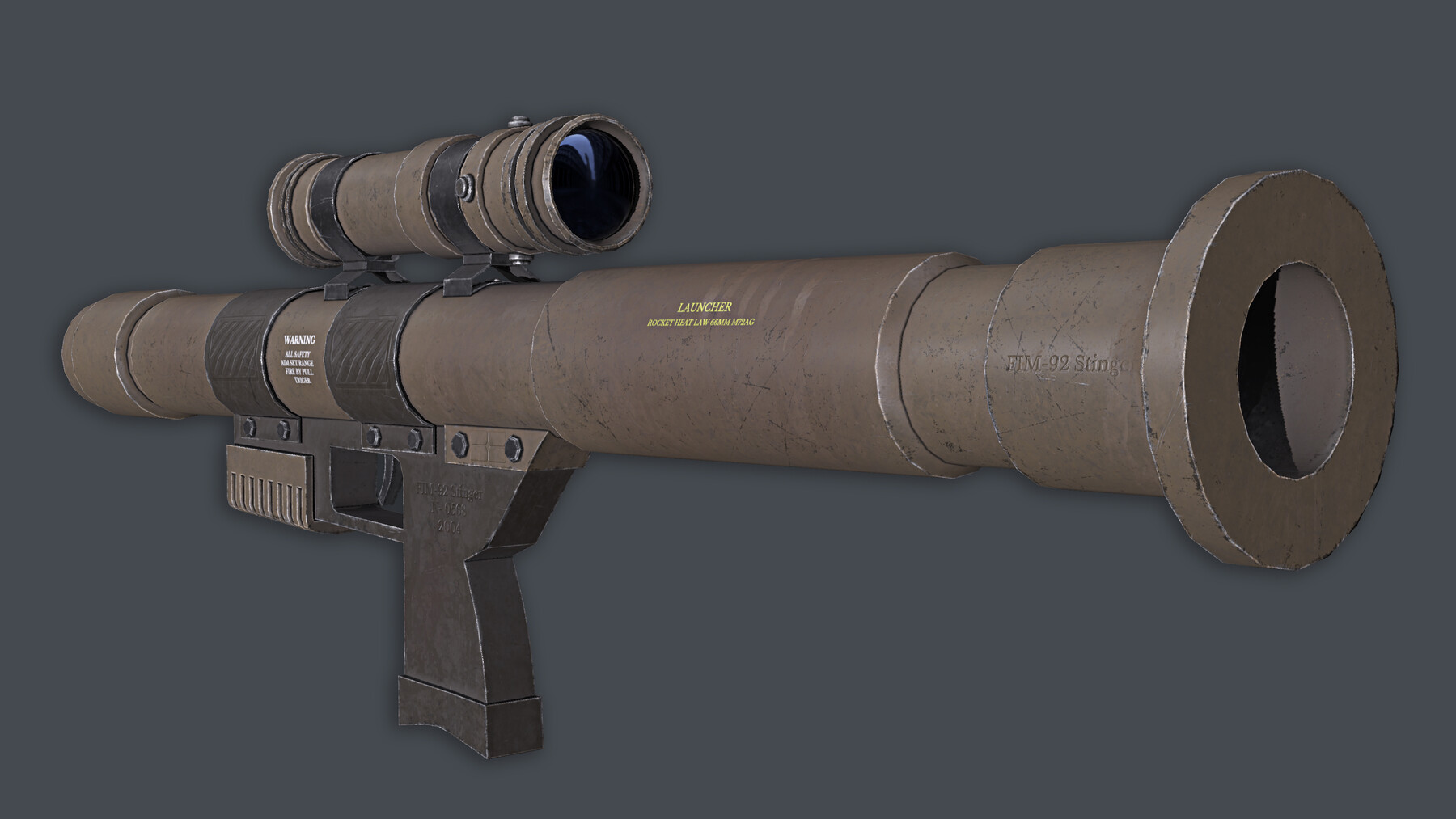 ArtStation - Rocket Launcher Game Ready 2 | Game Assets