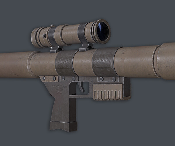 ArtStation - Rocket Launcher Game Ready 2 | Game Assets