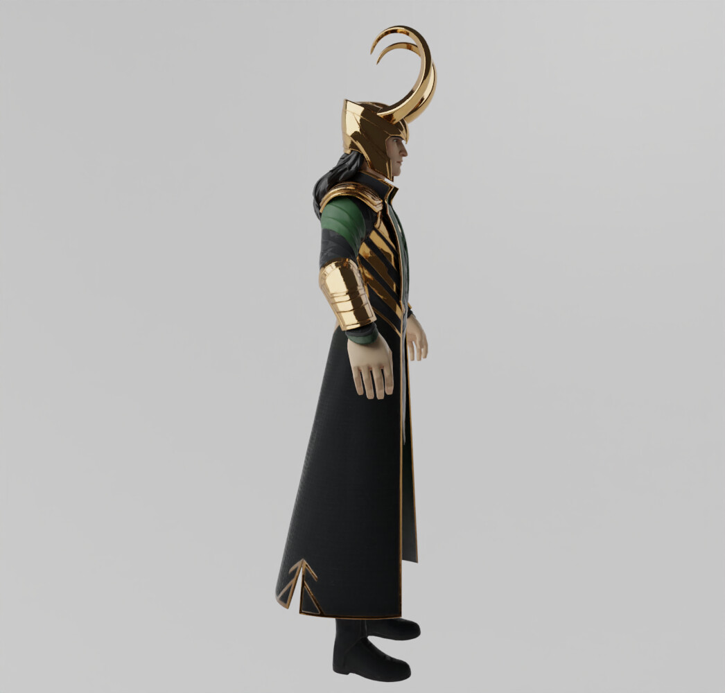ArtStation - Loki lowpoly Rigged | Resources