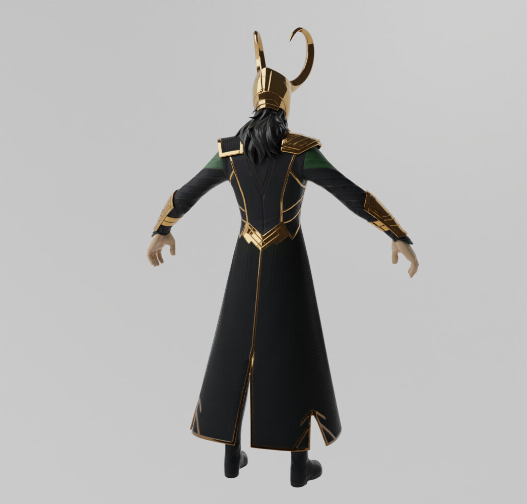 ArtStation - Loki lowpoly Rigged | Resources