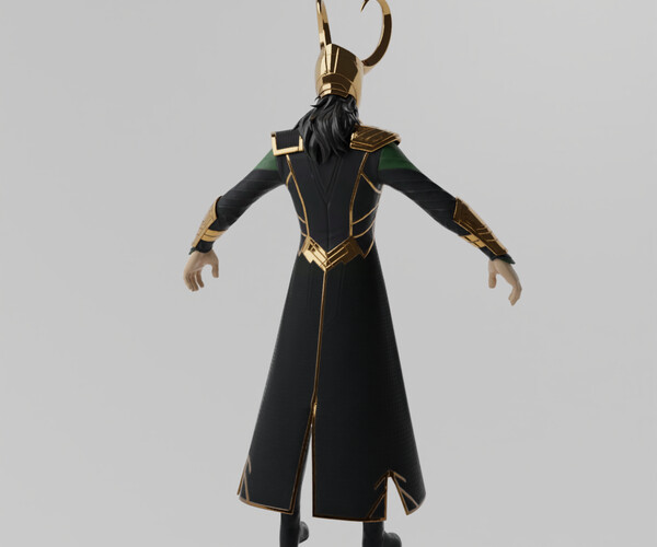 ArtStation - Loki lowpoly Rigged | Resources