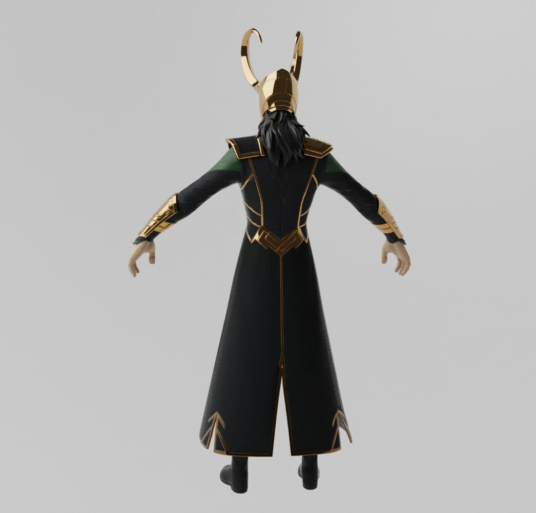 ArtStation - Loki lowpoly Rigged | Resources