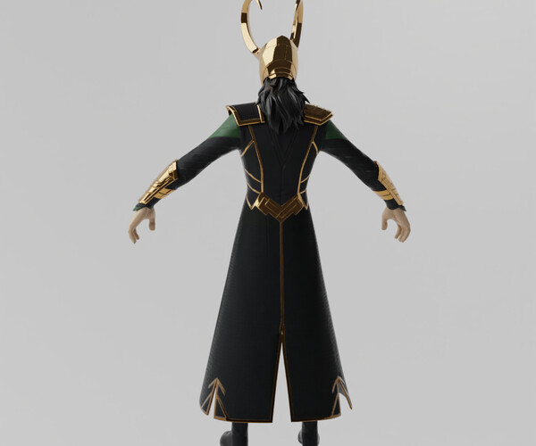 ArtStation - Loki lowpoly Rigged | Resources