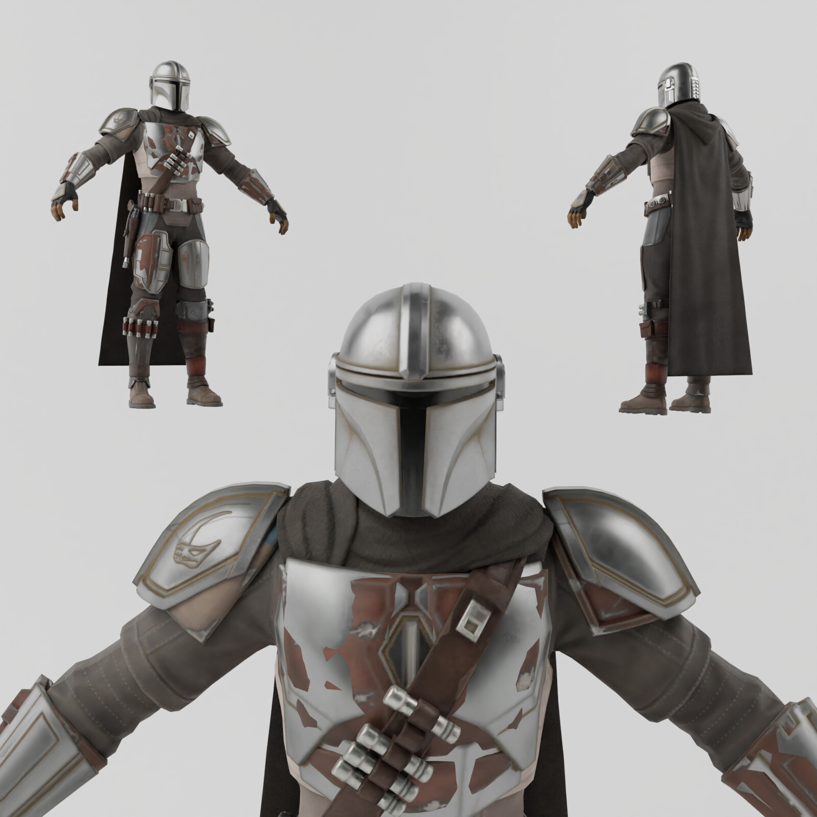 ArtStation - Mandalorian Din Djarin Lowpoly Rigged | Resources