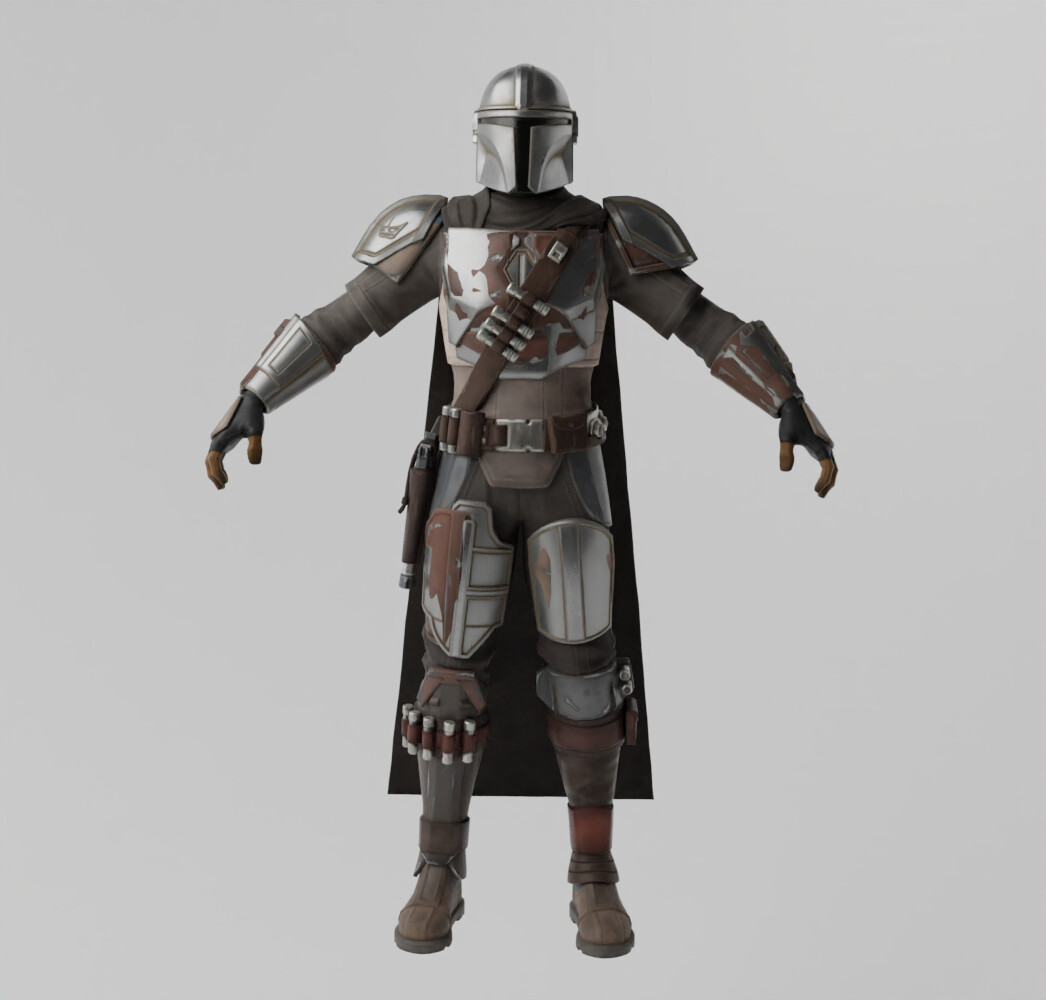 ArtStation - Mandalorian Din Djarin Lowpoly Rigged | Resources