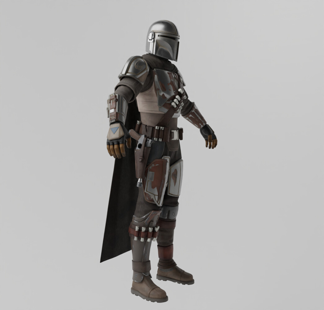 ArtStation - Mandalorian Din Djarin Lowpoly Rigged | Resources
