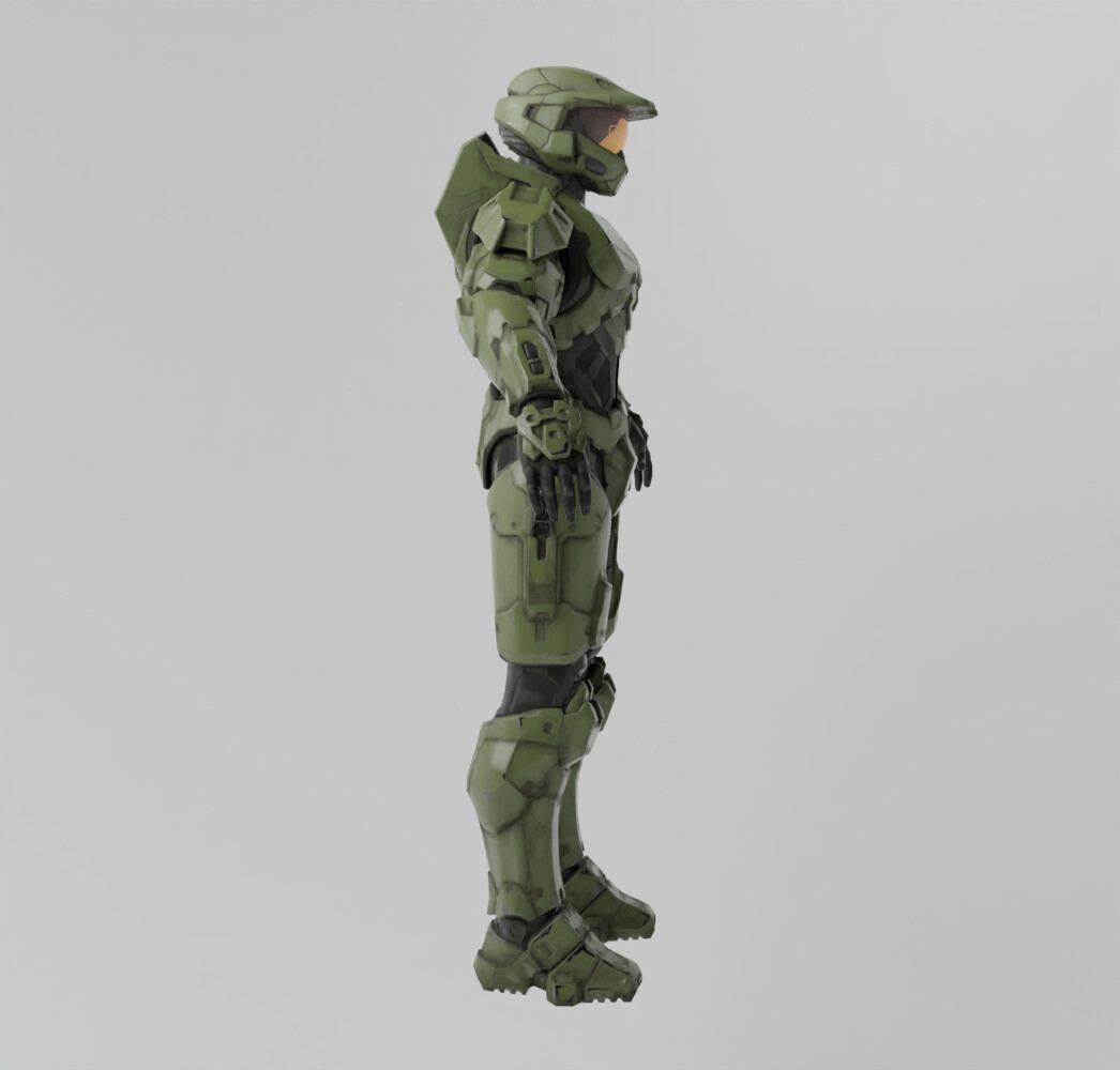 ArtStation - Master Chief Lowpoly Rigged | Resources