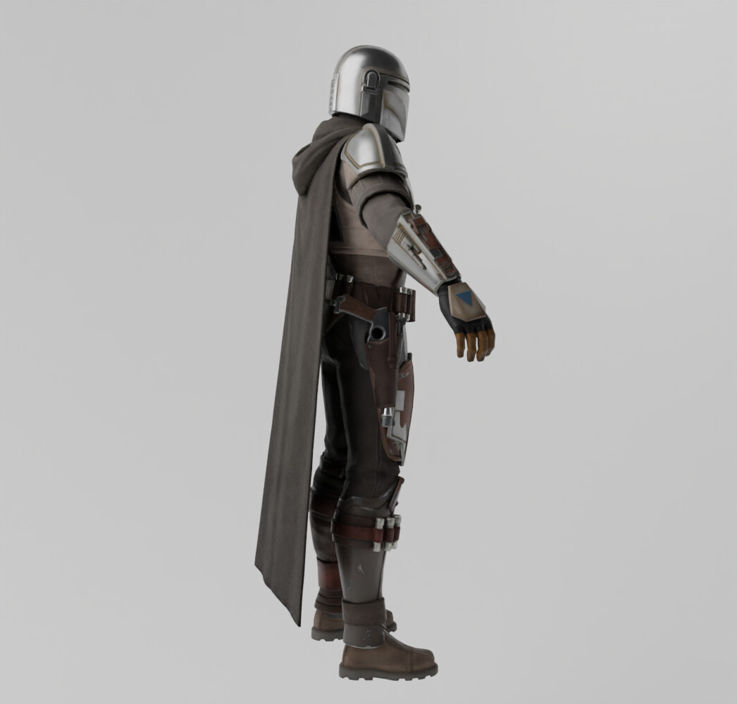 ArtStation - Mandalorian Din Djarin Lowpoly Rigged | Resources