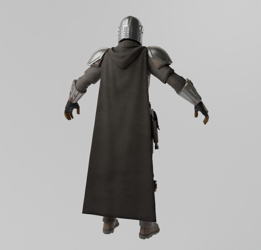 ArtStation - Mandalorian Din Djarin Lowpoly Rigged | Resources