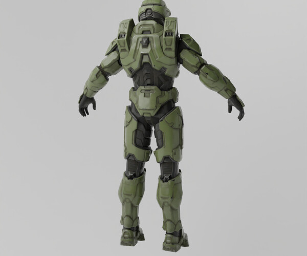 ArtStation - Master Chief Lowpoly Rigged | Resources