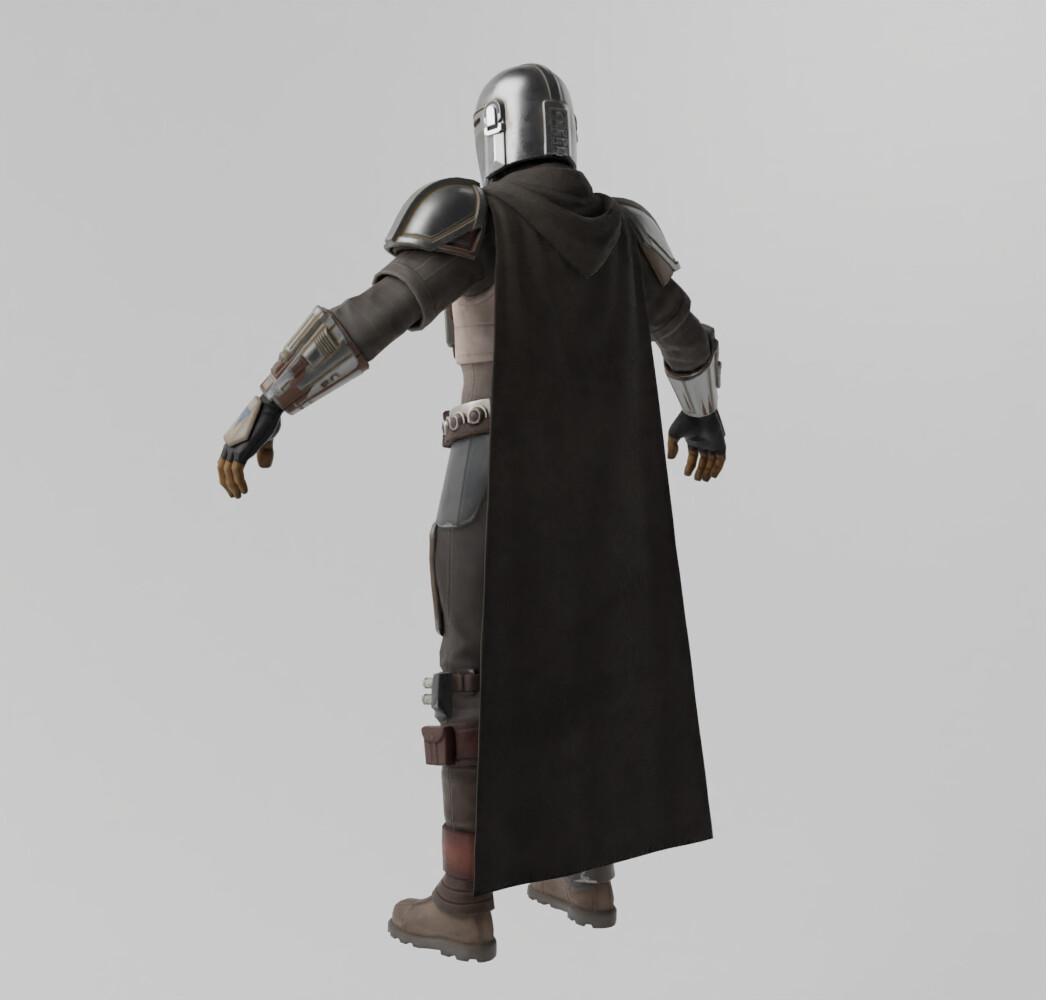 ArtStation - Mandalorian Din Djarin Lowpoly Rigged | Resources