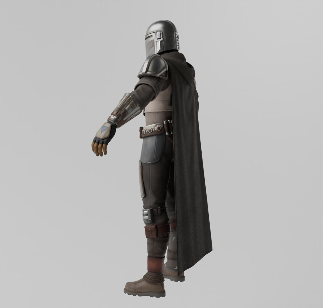 ArtStation - Mandalorian Din Djarin Lowpoly Rigged | Resources