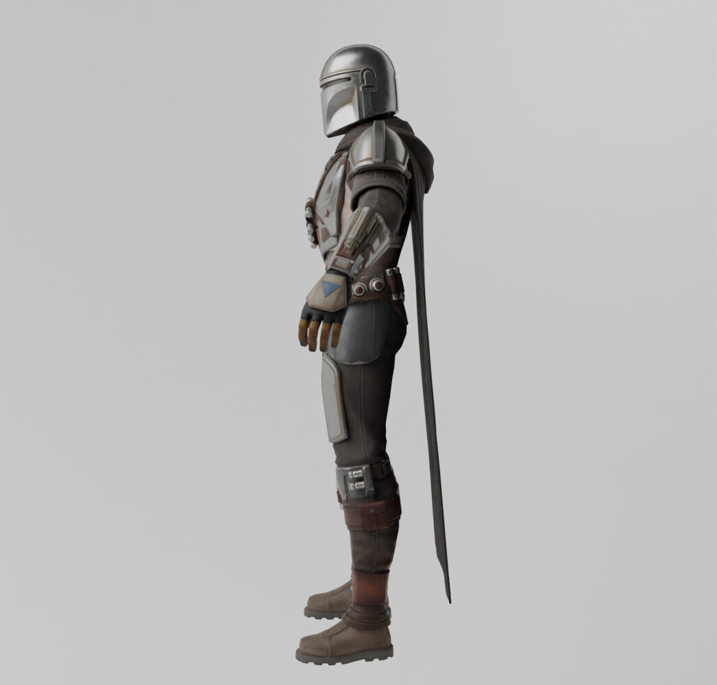 ArtStation - Mandalorian Din Djarin Lowpoly Rigged | Resources