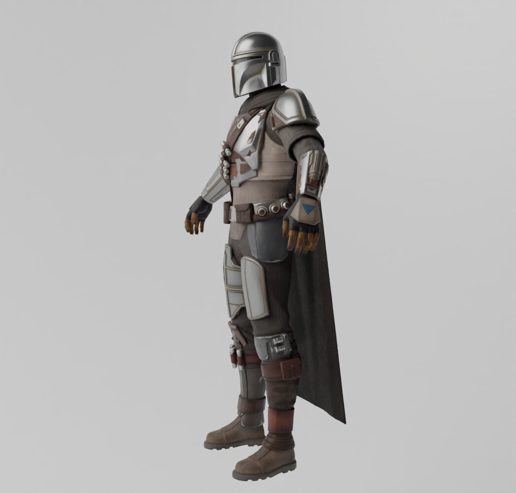 ArtStation - Mandalorian Din Djarin Lowpoly Rigged | Resources