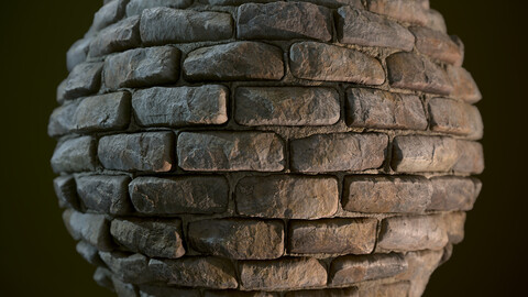 ArtStation - Castle Brick Material | Game Assets